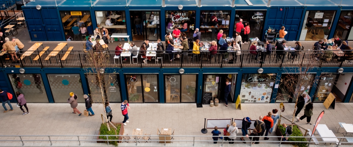 Shops and outdoor dining prepare to re-open at Wapping Wharf, Bristol’s ...