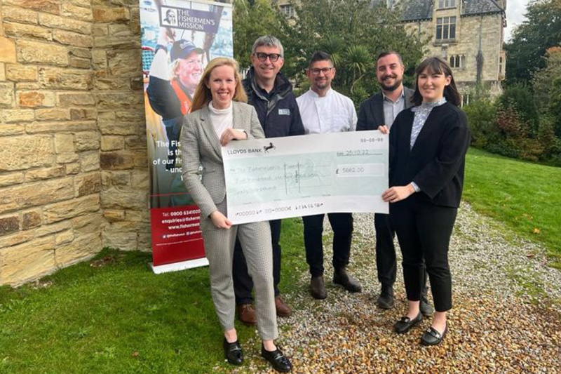 A Cornish hotel raises thousands for fishermen at a special charity dinner