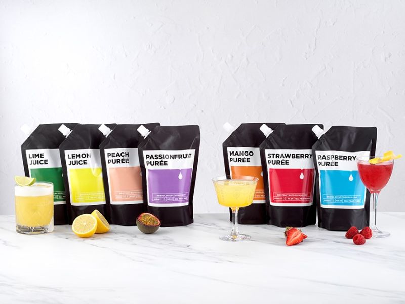 Bristol Syrup Co. launches new fruit purée pouches