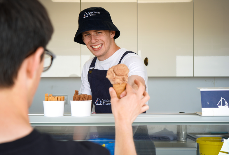 Salcombe Dairy opens new Beach Café at Strete Gate