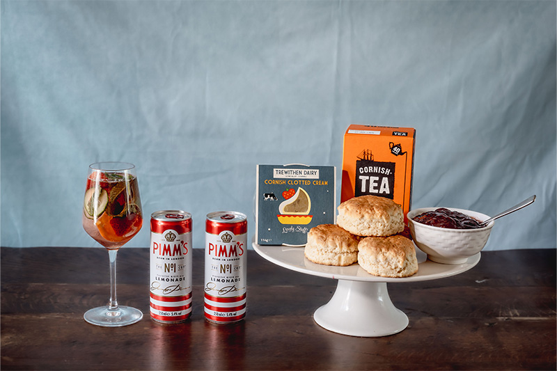 Trewithen Dairy presents a quintessential English cream tea experience