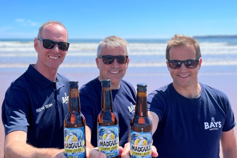 Bays Brewery launch lemon lager with zest for life