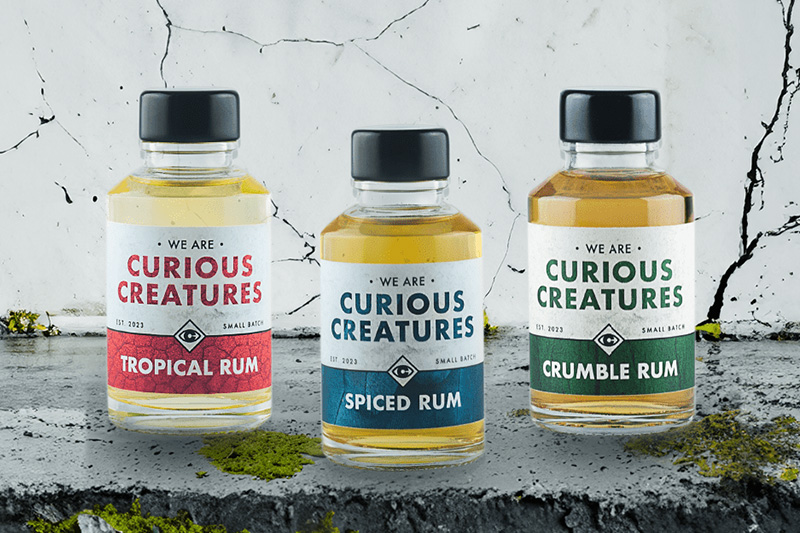 We Are Curious Creatures unveils a bold new collection of Spiced, Tropical, and Crumble Rums